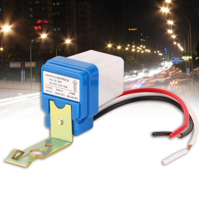 Fotocelda Sensor Encendido Luminarias de 220Vac, Max 10A - Tienda8