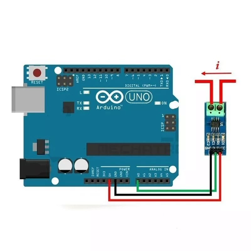Sensor De Corriente ACS712 30A, Basado en Efecto Hall - Tienda8