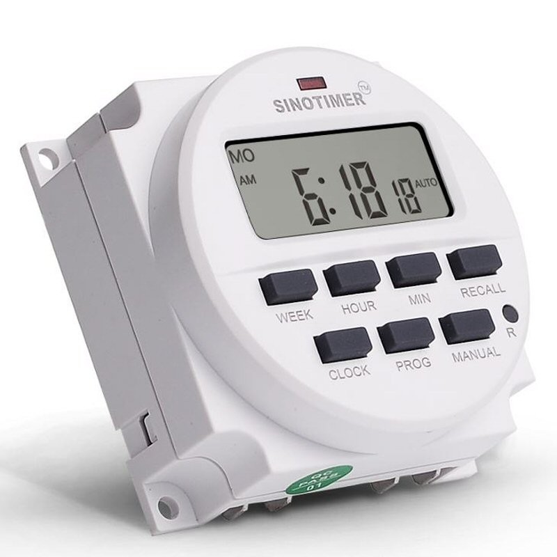 Interruptor Timer Programable Sinotimer Tm618n 2 220v Ac Tienda8
