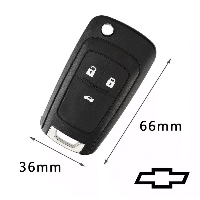 Carcasa Llave Para Chevrolet Cruze, Tracker, Spark, Etc - Tienda8